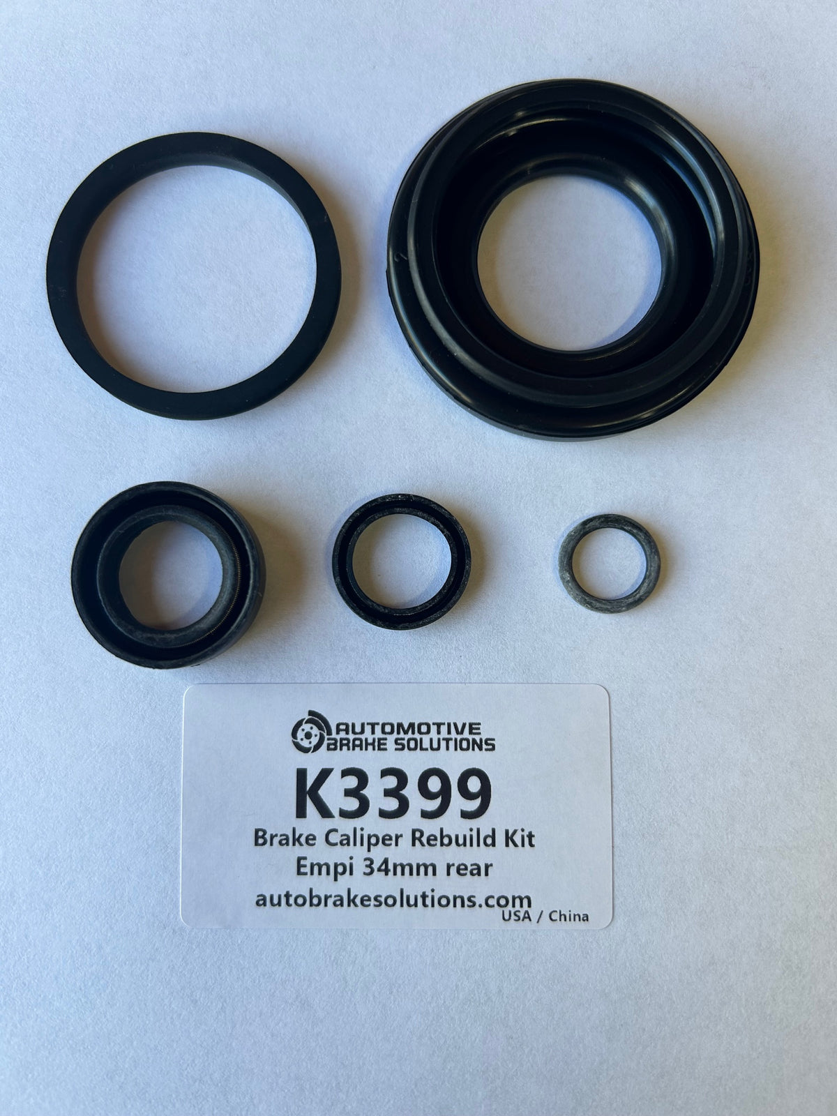 K3399 - Rebuild kit for EMPI style rear parking brake caliper w/ 34mm ...